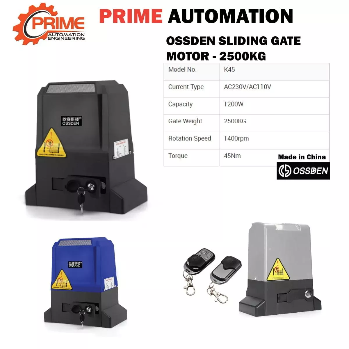 Automatic Sliding Gate - Prime Automatic Door