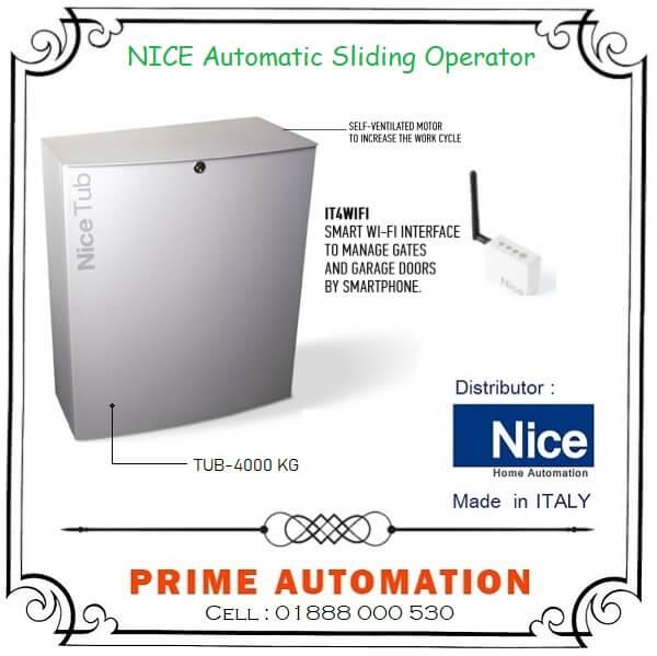 Automatic Sliding Gate Operator NICE-4000kg [Made In ITALY] - Prime ...