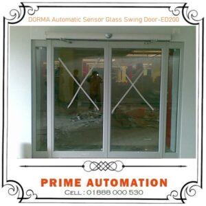 DORMA Automatic Sensor Swing Glass Door- ED200 - Prime Automatic Door
