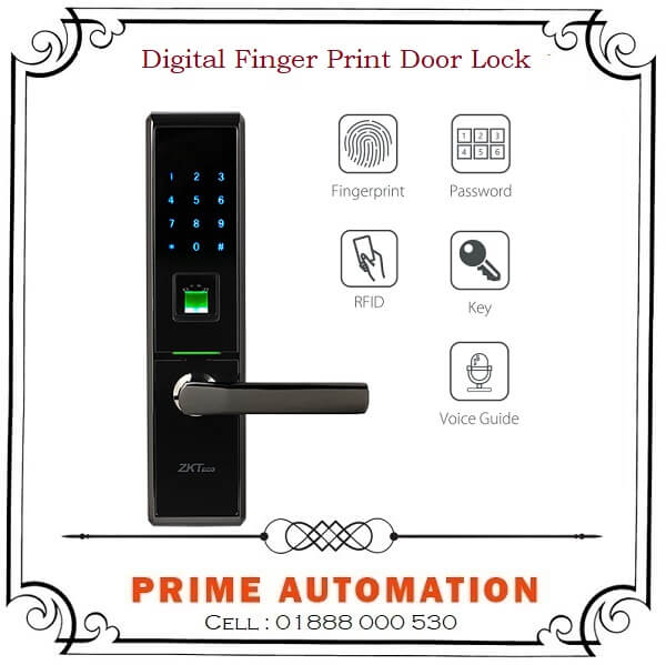 Digital Finger Print Door Lock - Prime Automatic Door