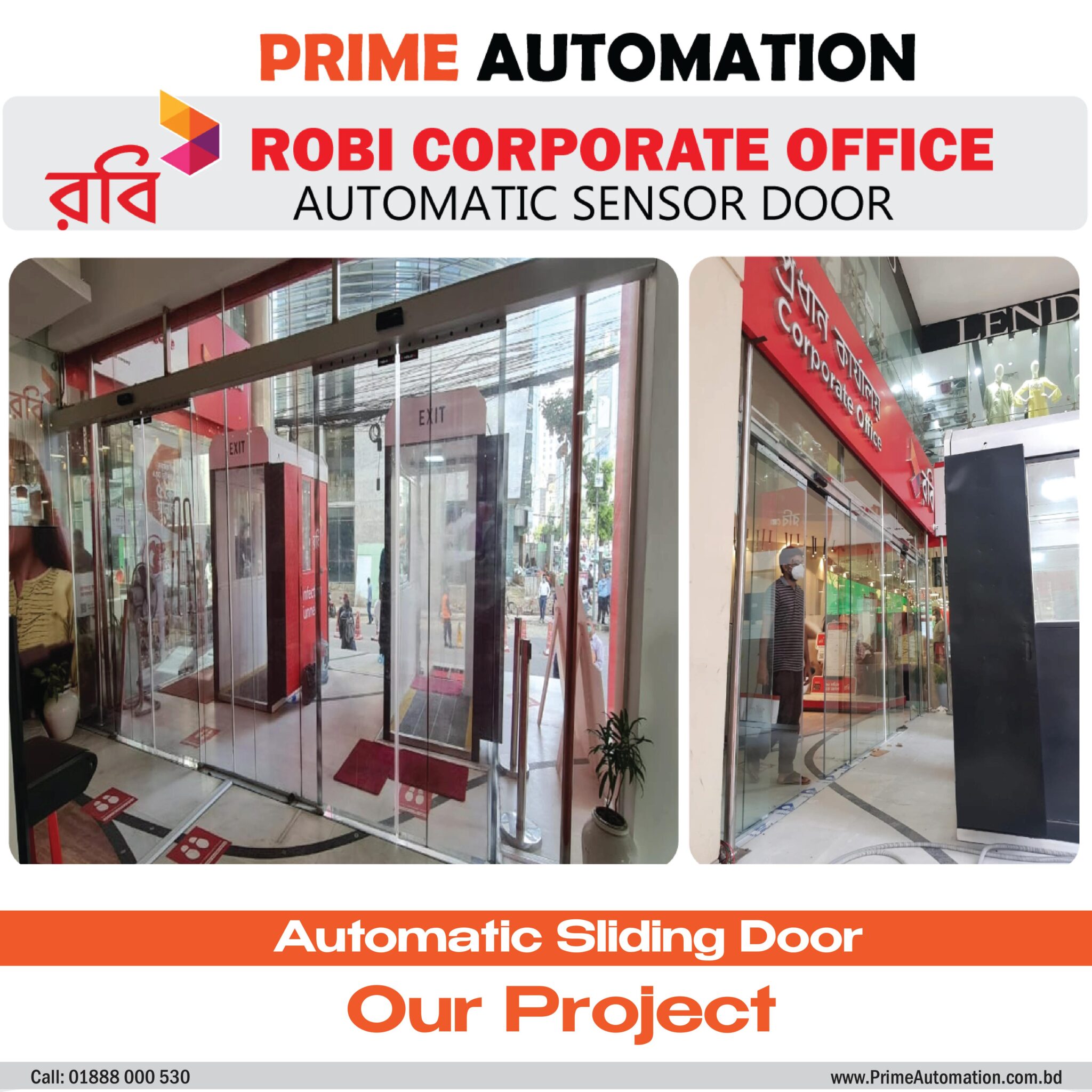 Automatic Sliding Door Price in Bangladesh